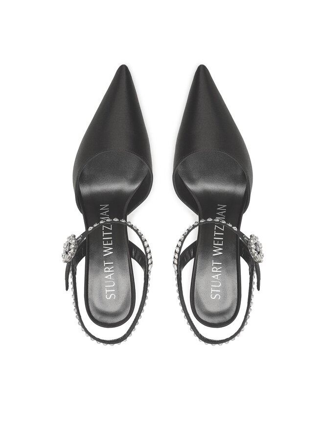 Sandalen Stuart Weitzman Gmcut 100 Ankstrp Pm Schwarz | eschuhe.de