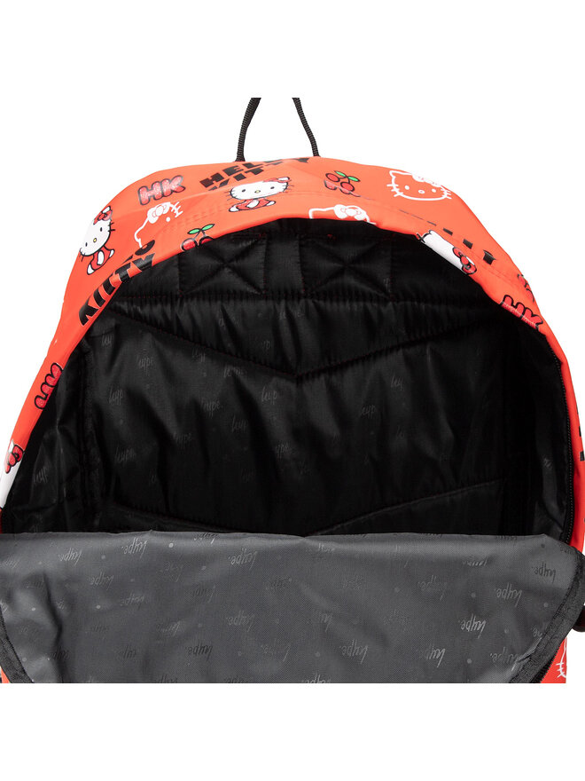 Rucksack HYPE Hello Kitty Mini Print Backpack TWAO-2103 Rot | eschuhe.de