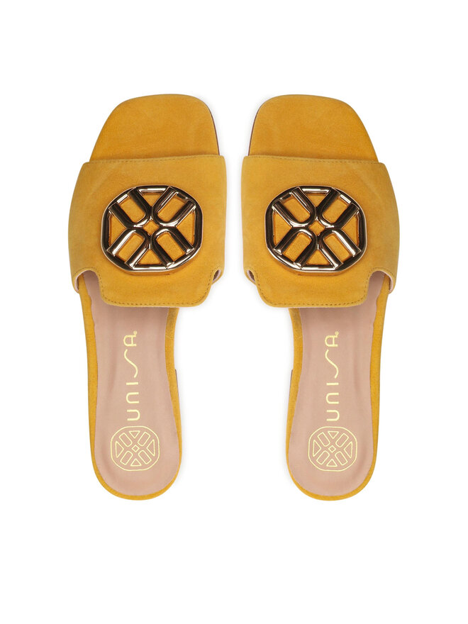 Pantoletten Unisa Dusal Ks Gelb | eschuhe.de