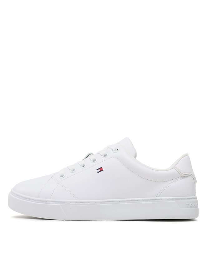 Sneakers Tommy Hilfiger Essential Court FW0FW07427 Bianco | escarpe.it