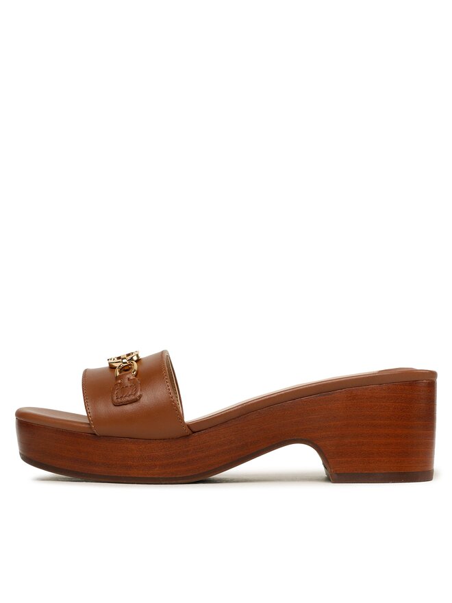 Pantoletten LAUREN RALPH LAUREN Roxanne 802891400002 Braun | eschuhe.de