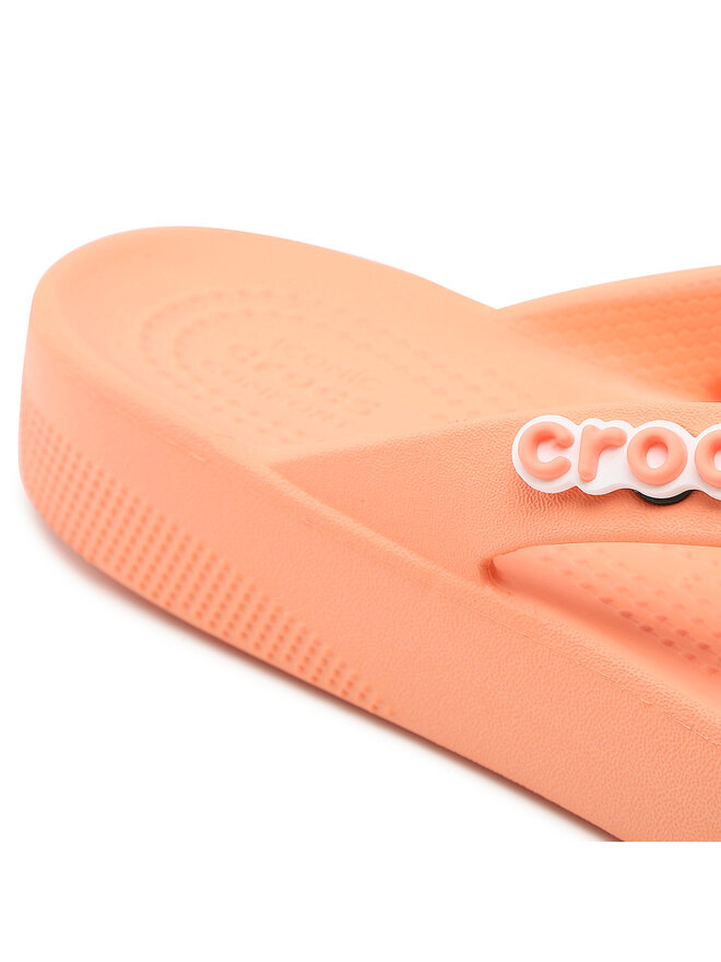 Chancletas Crocs Classic Platform Flip W 207714 Naranja | zapatos.es