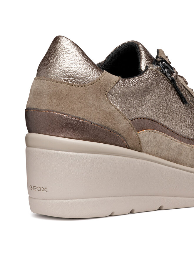 Sneakers Geox D Ilde D46RAA 02N22 C6029 Bej | epantofi.ro