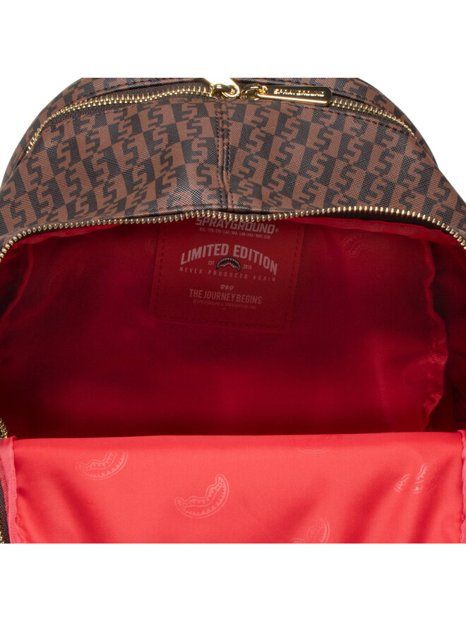 Rucksack SPRAYGROUND Money Checkered Savage 910B4678NSZ Braun | eschuhe.de