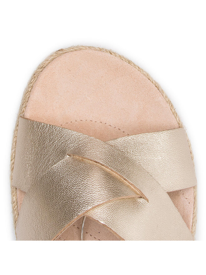 Espadrilles Clarks Botanic Poppy 261392404 Goldfarben | eschuhe.de
