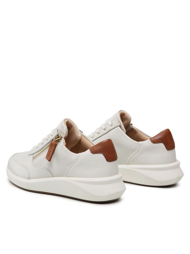 Sneakers Clarks Un Rio Zip 261673724 Weiß | eschuhe.de
