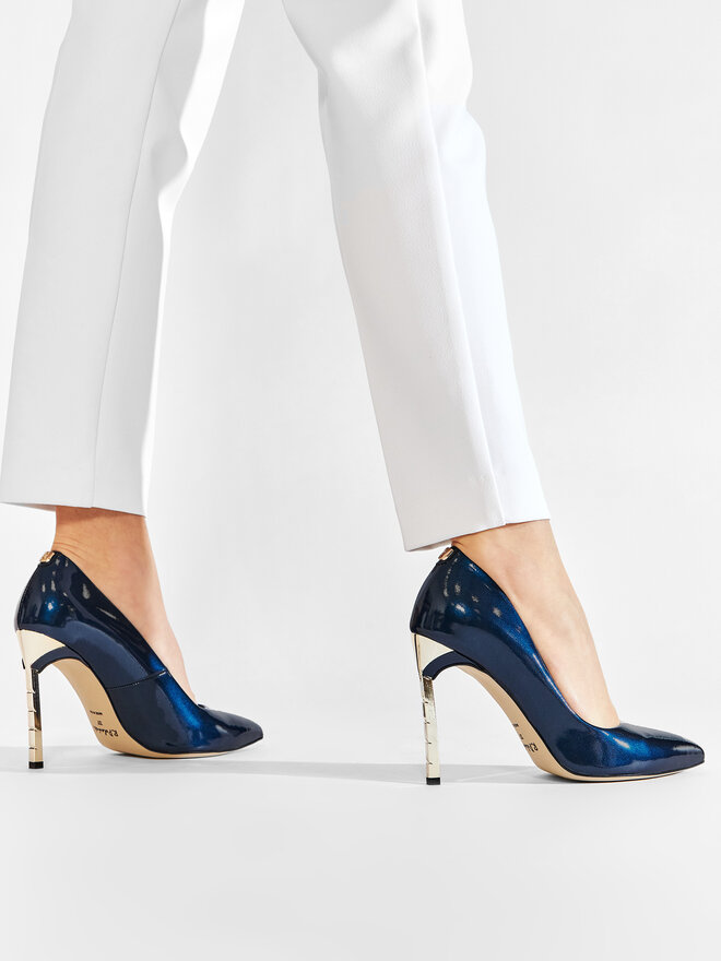 High Heels R.Polański 0808 Dunkelblau | eschuhe.de
