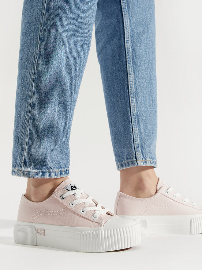 Tenisówki Lee Isla C Women Low 50241017.78D Różowy | eobuwie.com.pl