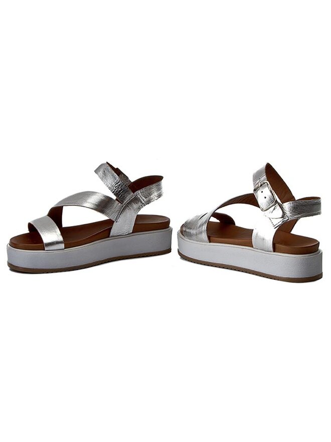 Sandały Inuovo 7320 Srebrny | eobuwie.com.pl