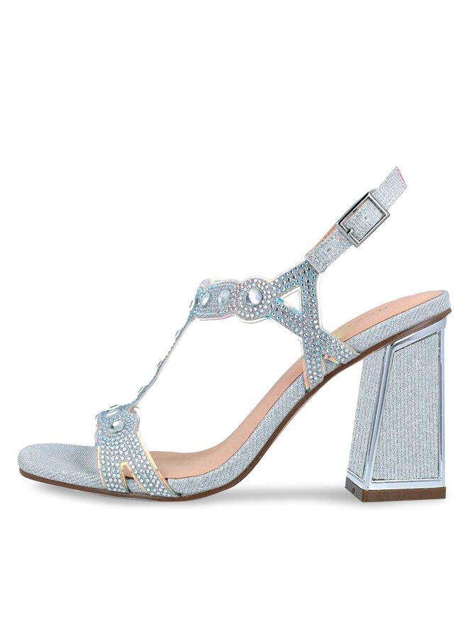 Sandalen Menbur 23658 Silberfarben | eschuhe.de