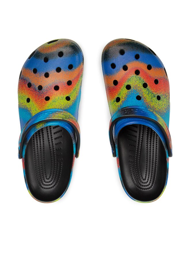 Pantoletten Crocs Classic Spray Dye Clog 208054 Bunt | eschuhe.de