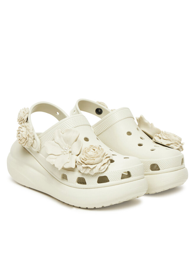 Παντόφλες Crocs Crush Bouquet Clog 211448 Μπεζ | epapoutsia.gr