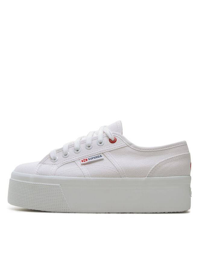 Sneakers aus Stoff Superga Little Heart Embroidery 2790 S11386W Weiß ...