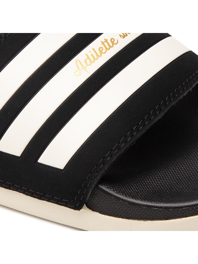 Pantoletten adidas adilette Comfort GW5966 Schwarz | eschuhe.de
