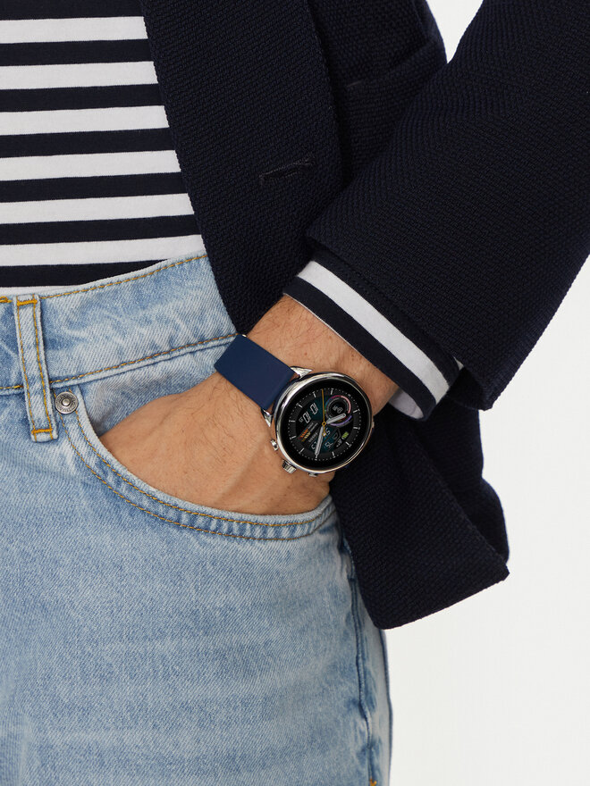 Smartwatch Fossil Gen 6 FTW4070 Granatowy | eobuwie.com.pl