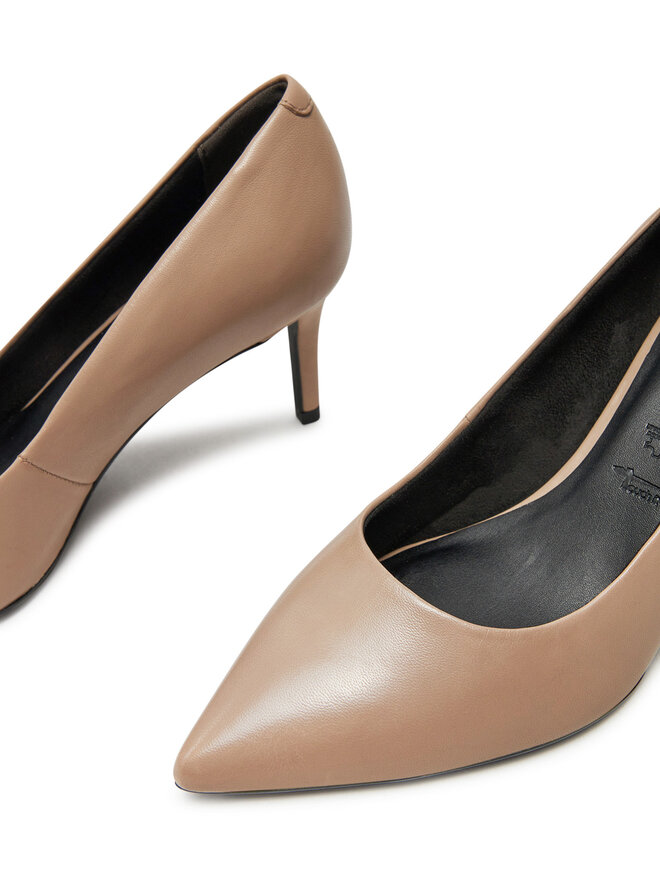 Pantofi cu toc subțire Tamaris 1-22415-41 Gri | epantofi.ro