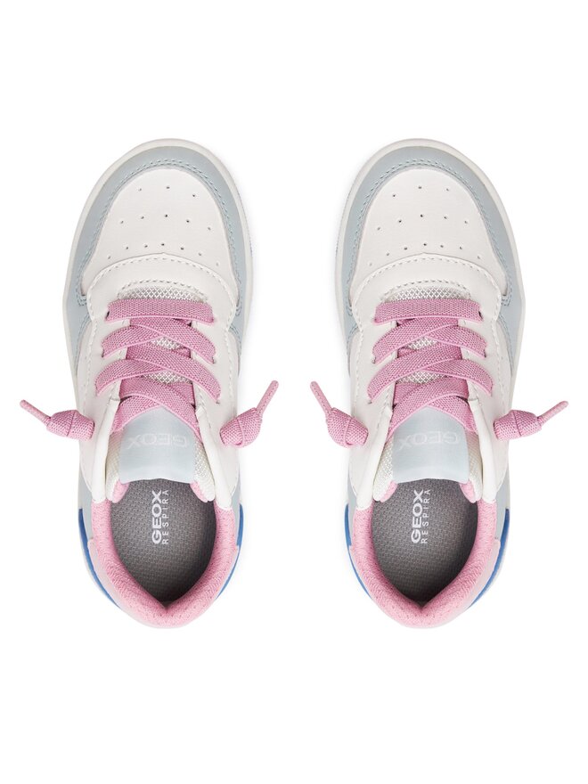 Sneakers Geox J Washiba Girl J36HXD 054FU C0130 S Weiß | eschuhe.de