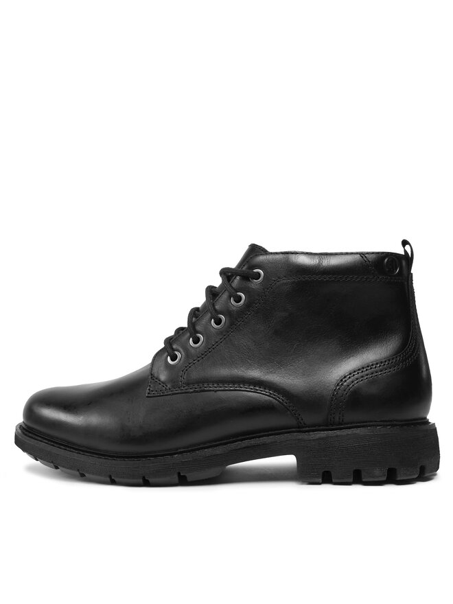 Ghete Clarks Batcombe Mix 261734267 Negru | epantofi.ro