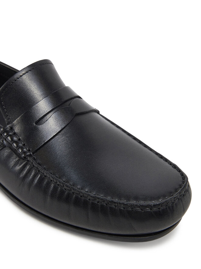 Mocasini Tommy Hilfiger Corpoarte Hilfiger Lth Driver FM0FM04810 Negru ...