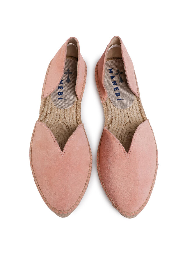 Alpargatas Manebi Open Side Flats W 1.4 O0 Rosa | zapatos.es