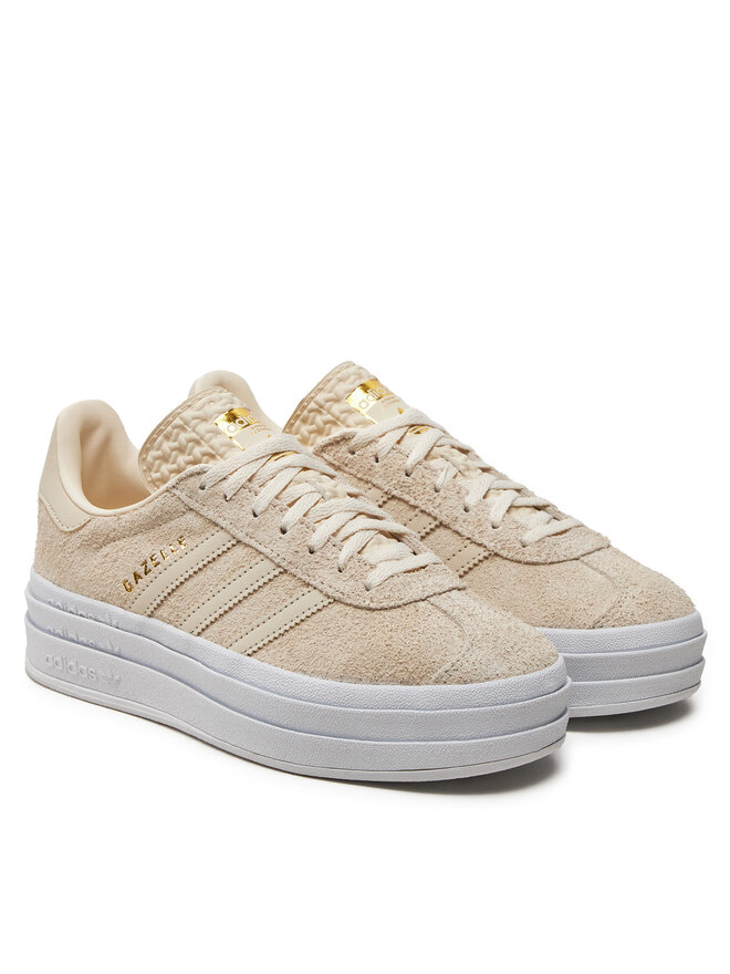 Sneakersy adidas Gazelle Bold IG4380 Beżowy | eobuwie.com.pl