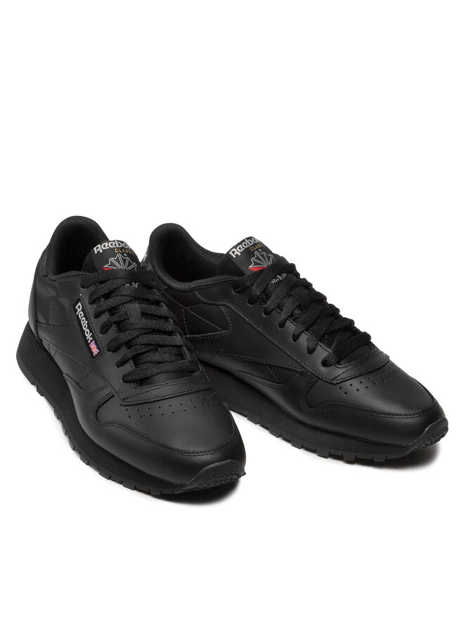 Sneakersy Reebok Classic Leather GY0955 Czarny | eobuwie.com.pl