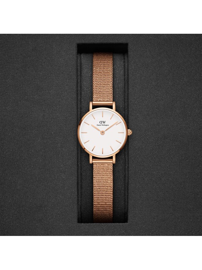 Uhr Daniel Wellington Petite Pressed DW00100447 Goldfarben | eschuhe.de