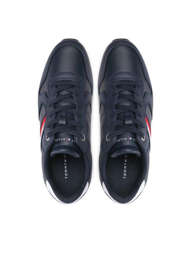 Sneakers Tommy Hilfiger Iconic Runner Leather FM0FM04281 Blu scuro ...