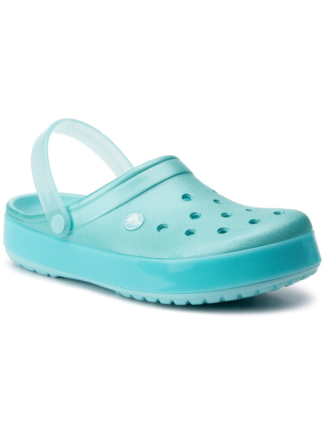Pantoletten Crocs Crocband Ice Pop Clog 205574 Blau | eschuhe.de
