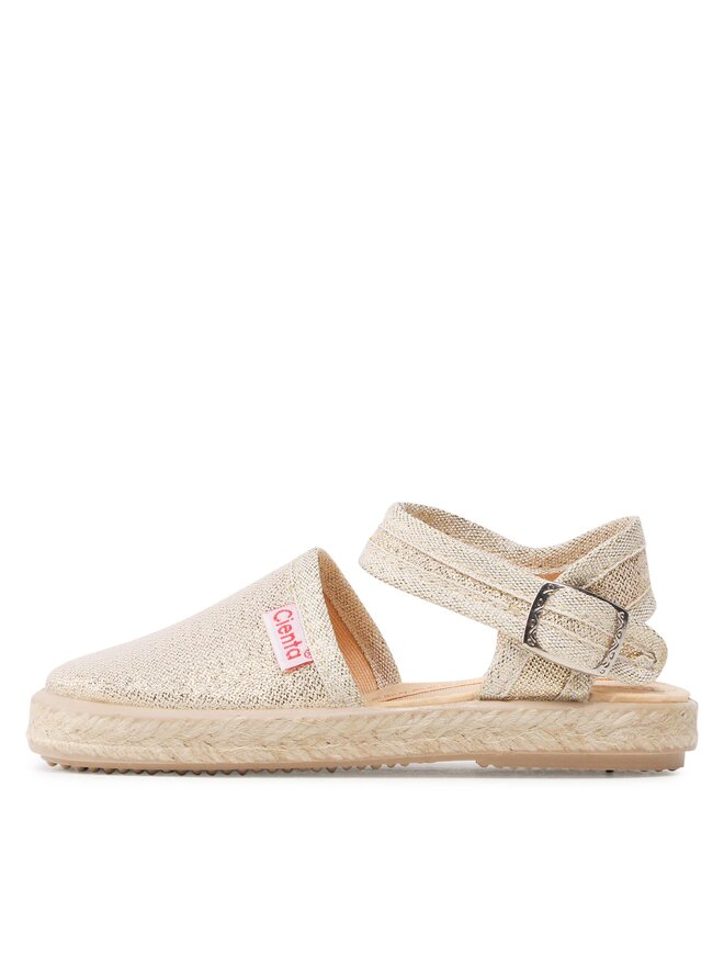 Espadrilles Cienta 40083 Goldfarben | eschuhe.de