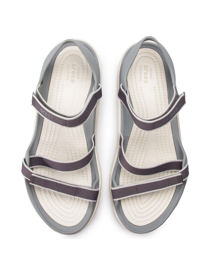 Sandale Crocs Swiftwater Webbing Sandal W 204804 Gri | epantofi.ro