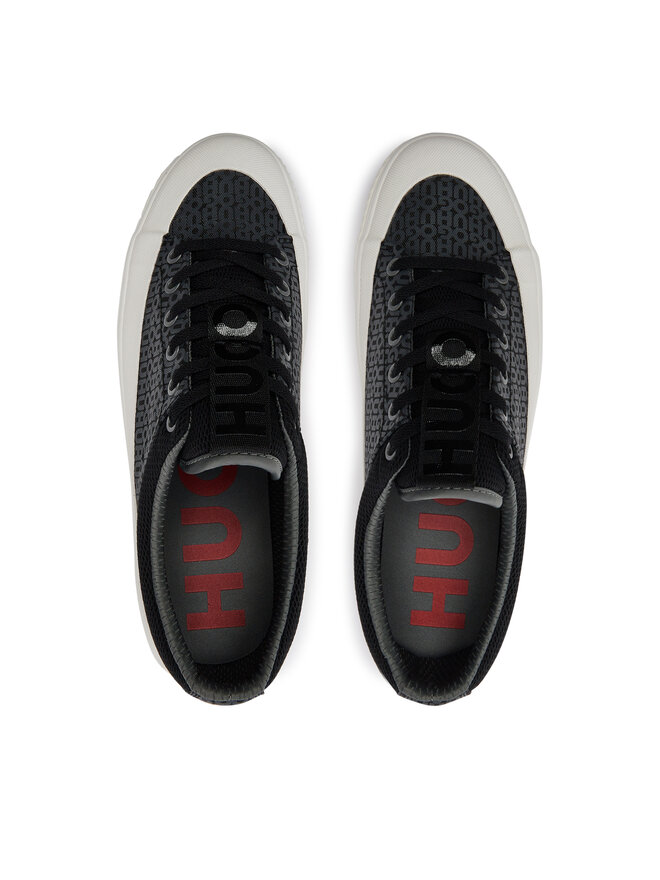 Sneakers aus Stoff Hugo Dyer Tenn Mono 50517224 Schwarz | eschuhe.de