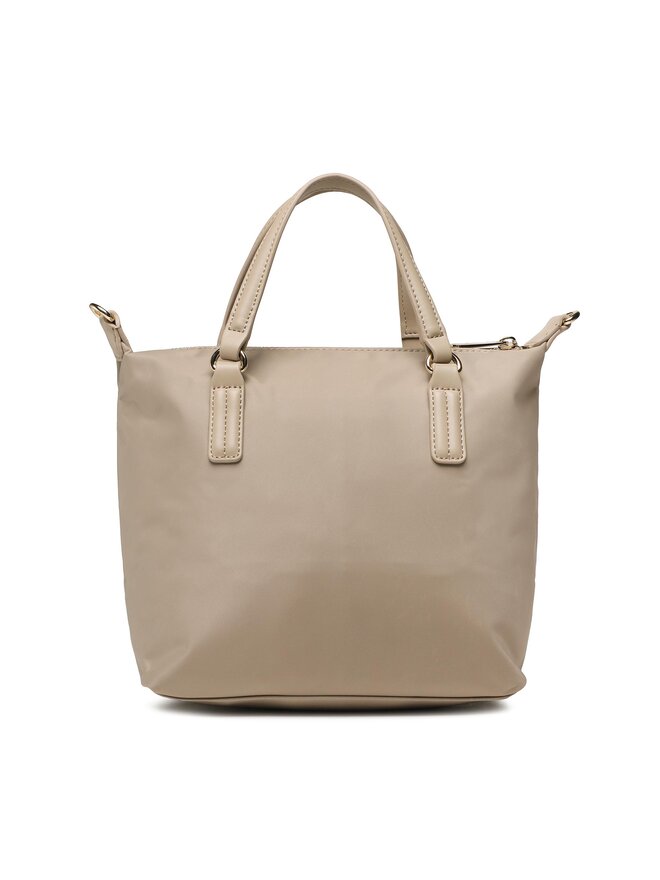 Handtasche Tommy Hilfiger Poppy Small Tote AW0AW14476 Beige | eschuhe.de