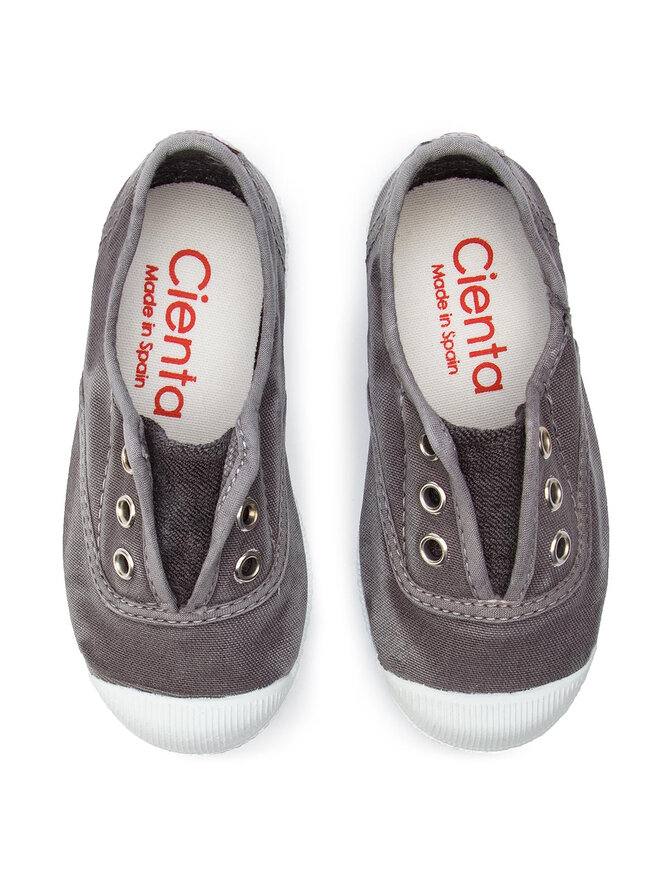 Sneakers aus Stoff Cienta 70777 Grau | eschuhe.de