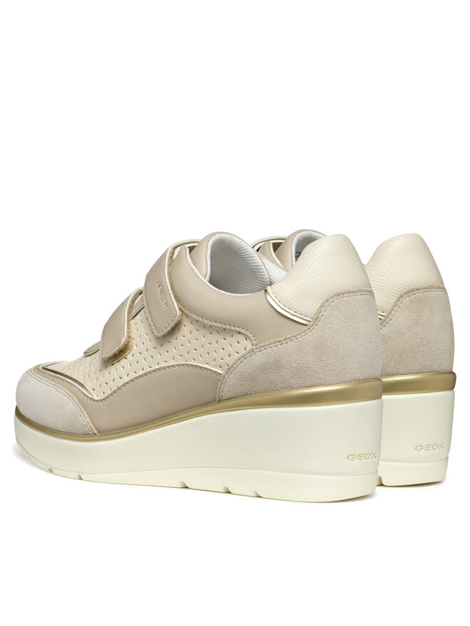 Sneakers Geox D Ilde D55RAA 05422 C1SH6 Bej | epantofi.ro