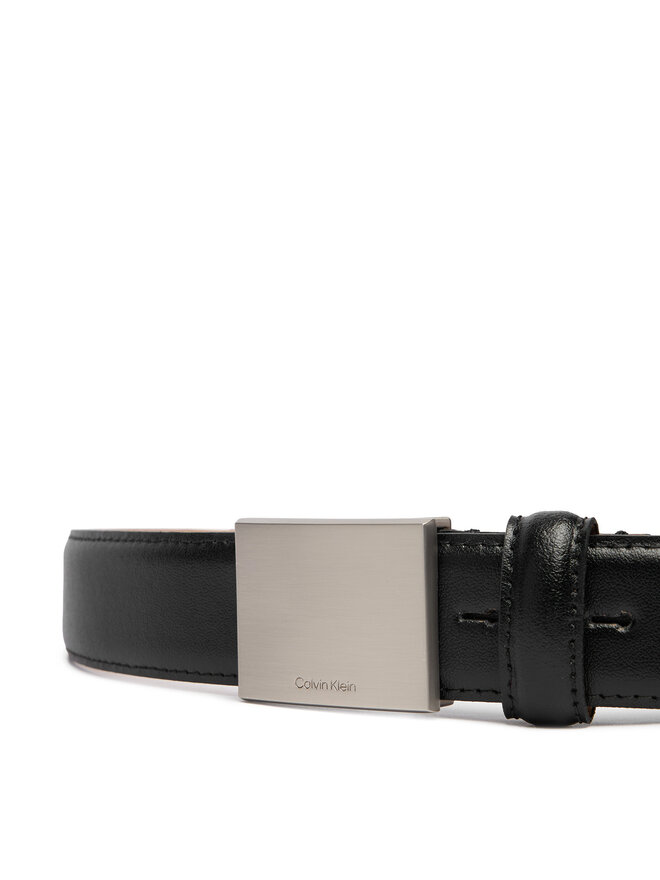 Curea pentru Bărbați Calvin Klein Logo Plaque Smooth 32Mm LV04D7030G ...