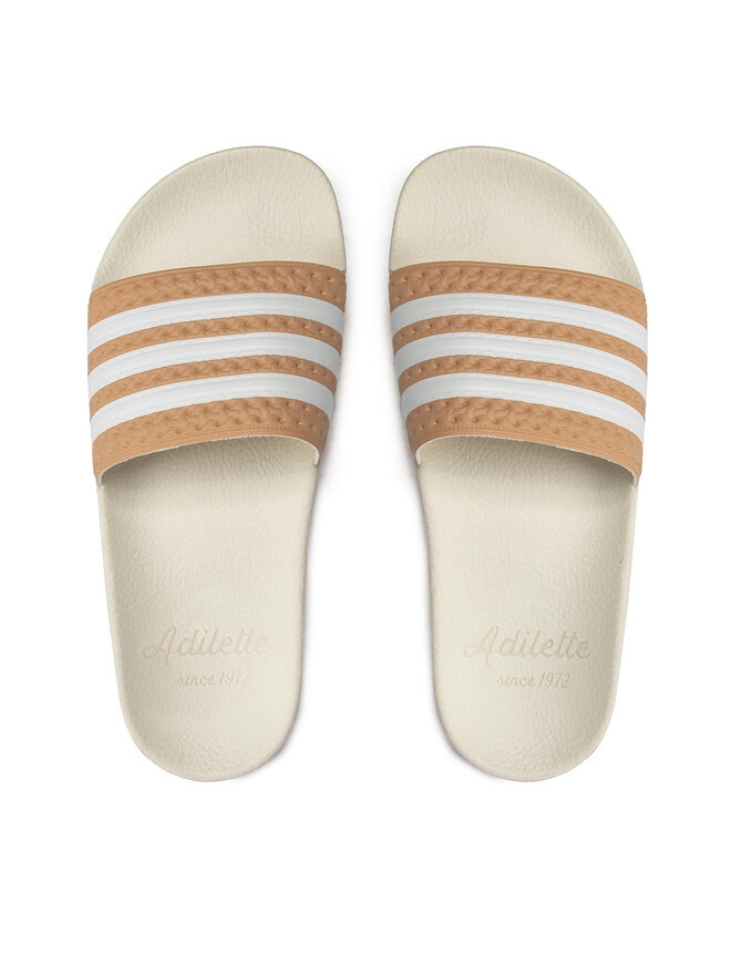 Pantoletten adidas adilette GY2102 Beige | eschuhe.de