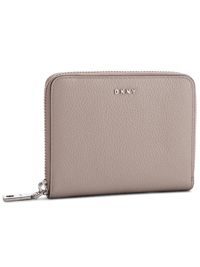 Portafoglio grande da donna DKNY Sm Zip Around- Pebbl R831A656 Warm ...