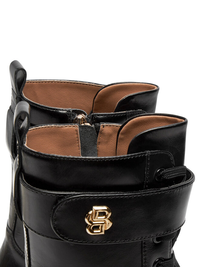 Schnürschuhe BOSS Rebby LUBootie CBB 50523612 Schwarz | eschuhe.de