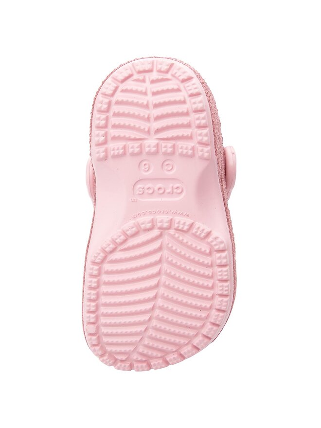 Pantoletten Crocs Classic Glitter Clog K 205441 Rosa | eschuhe.de