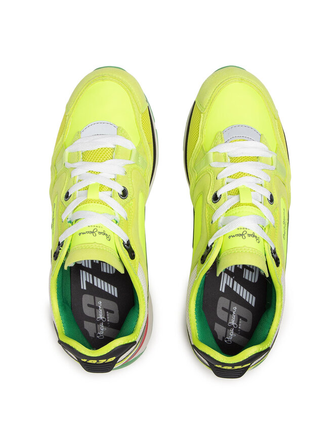 Sneakers Pepe Jeans X20 Tech Neon PMS30747 Gelb | eschuhe.de