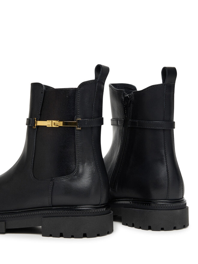 Botine Elisabetta Franchi Chelsea Bot F4A5-E0441-1251 S Negru | epantofi.ro