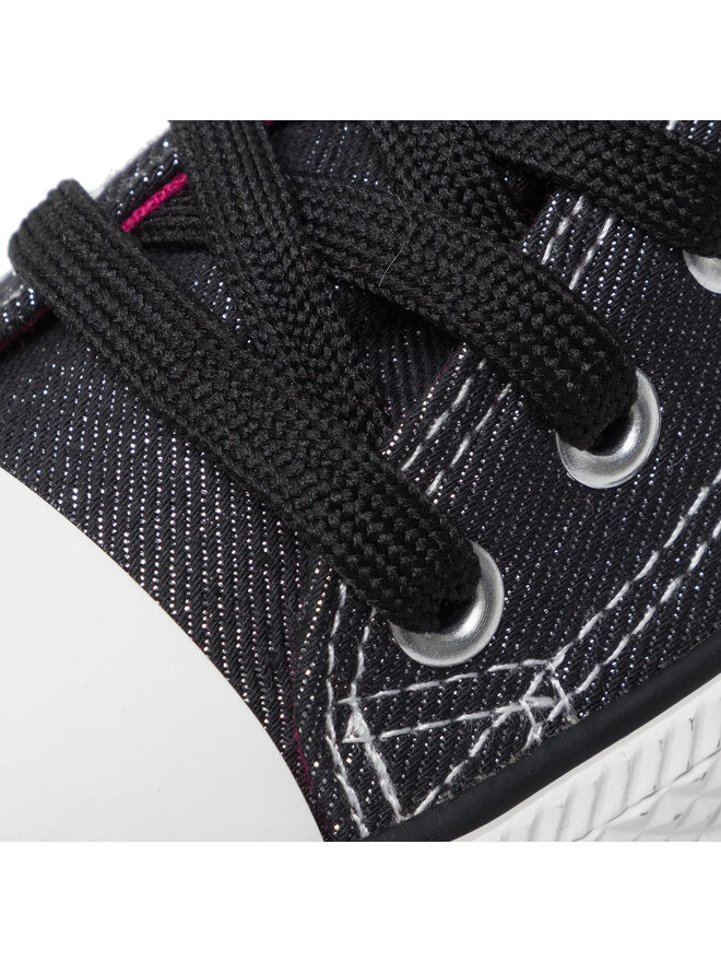 Sneakers aus Stoff Magic Lady CSJGH01 Schwarz | eschuhe.de