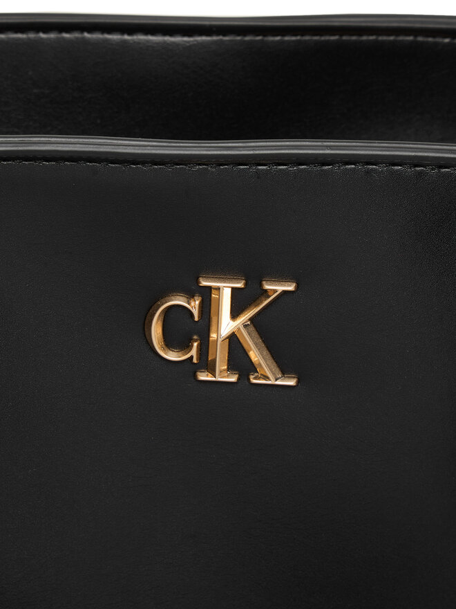 Τσάντα Calvin Klein Ck Medium Dome Tote LV04F3344G Μαύρο | epapoutsia.gr