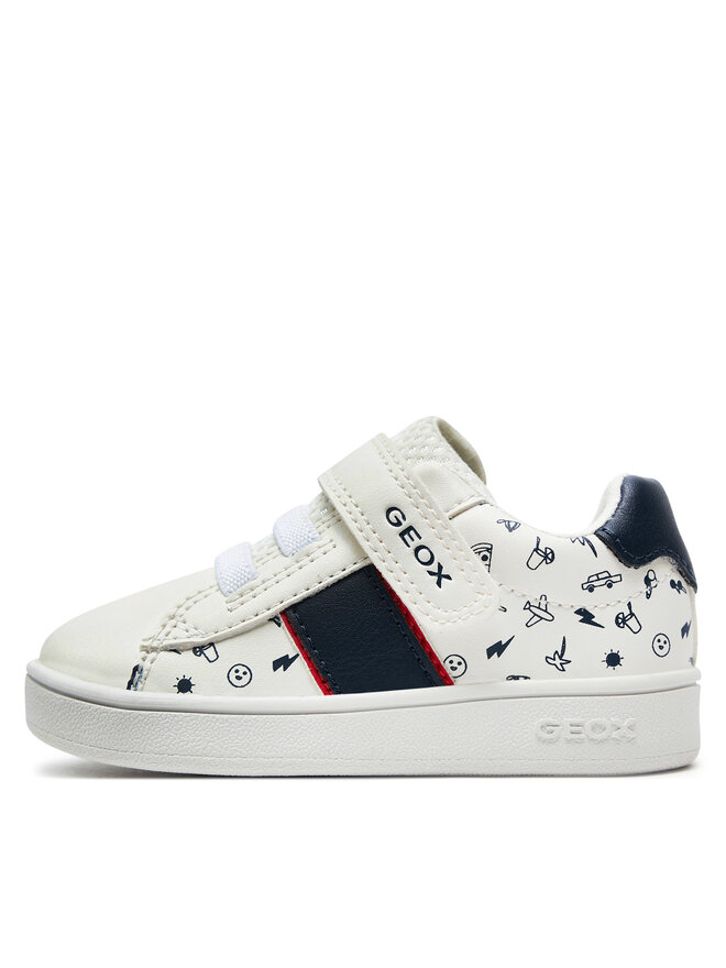 Sneakers Geox B Eclyper Boy B455LA 00454 C0899 Weiß | eschuhe.de