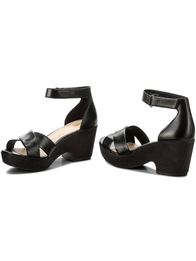 Sandales Clarks Maritsa Ruth 261317734 Melns eapavi.lv