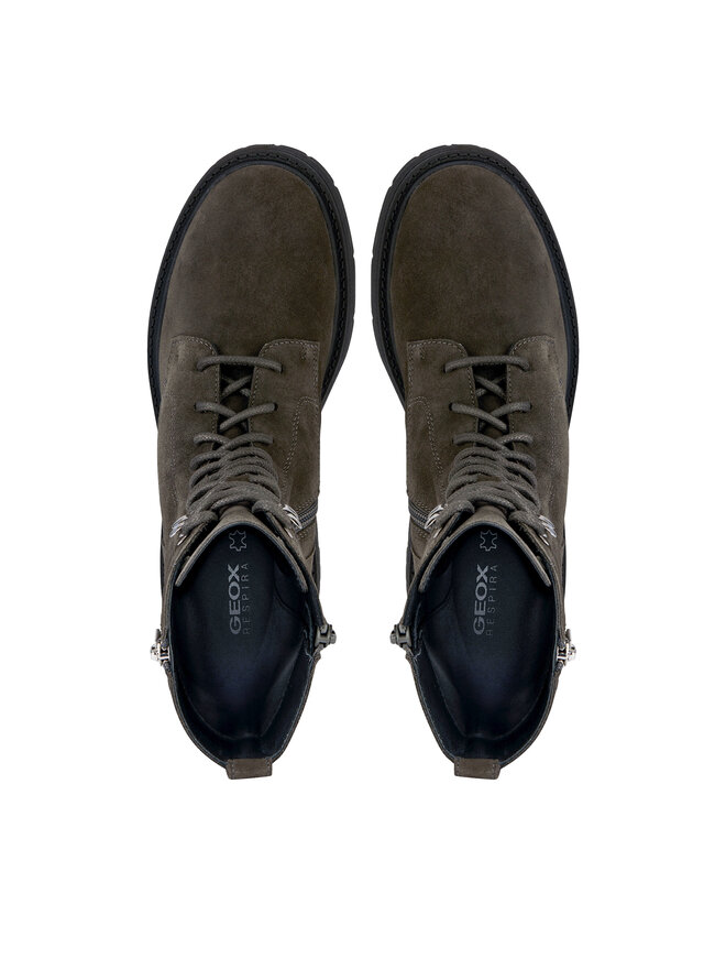 Schnürschuhe Geox D Spherica Ec7 D36VDJ 00022 C9002 Grau | eschuhe.de