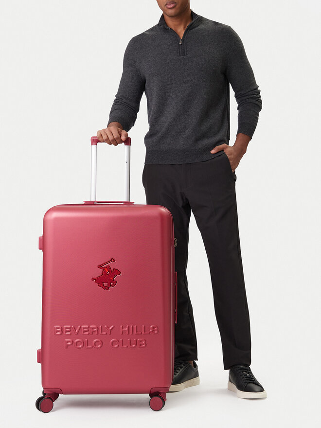Μεγάλη Βαλίτσα Beverly Hills Polo Club CEO-BHPC-L-004-08-BURGUNDY ...