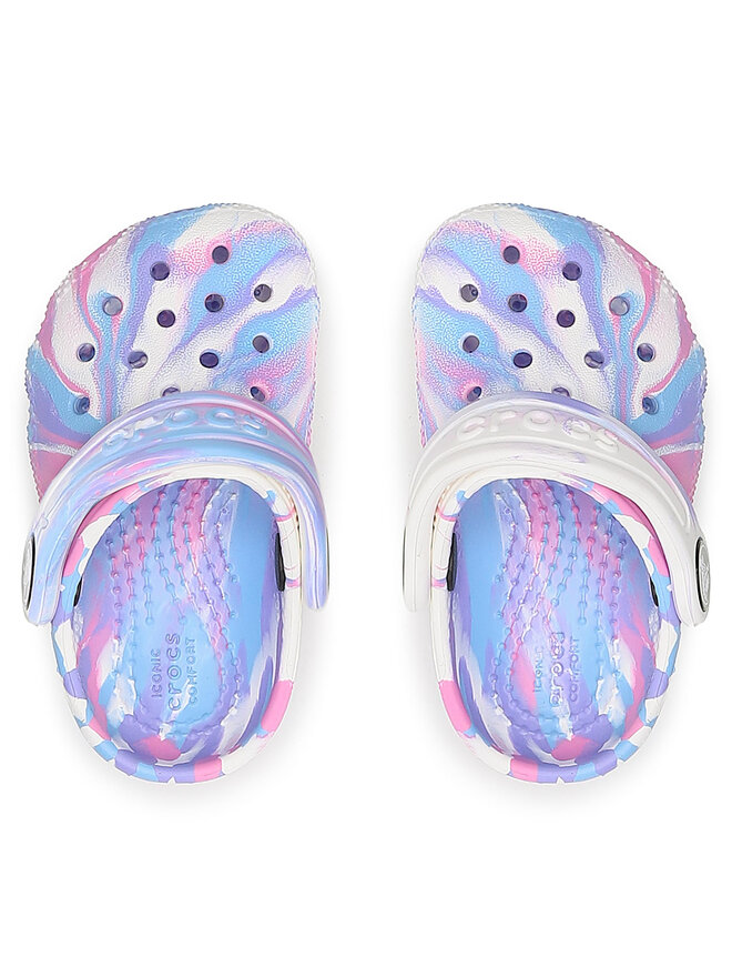 Şlapi Crocs Classic Marbled Clog T 206838 Colorat | epantofi.ro