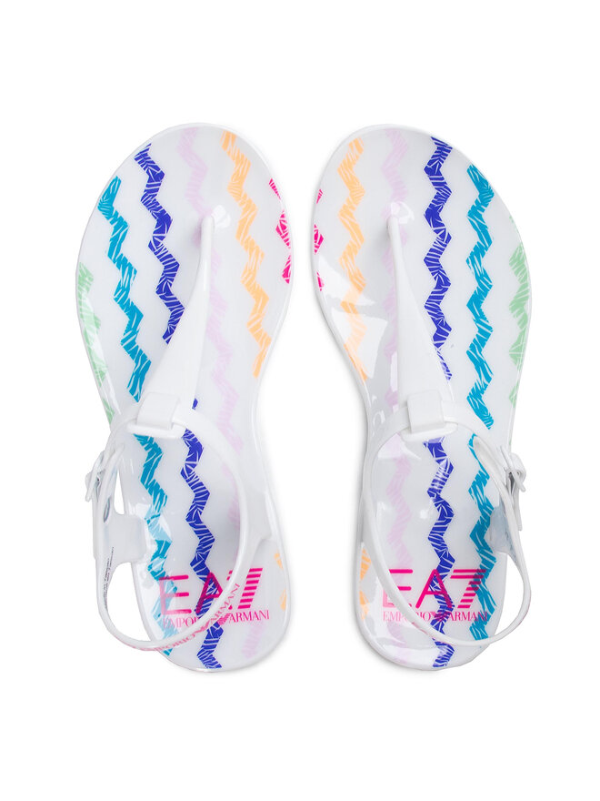 Sandalen EA7 Emporio Armani XFQ005 XK155 M638 Weiß | eschuhe.de